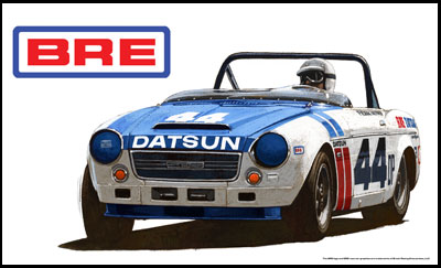 BRE: BRE Datsun 2000 Roadster 3' x 5' Banner @ $11/sq ft